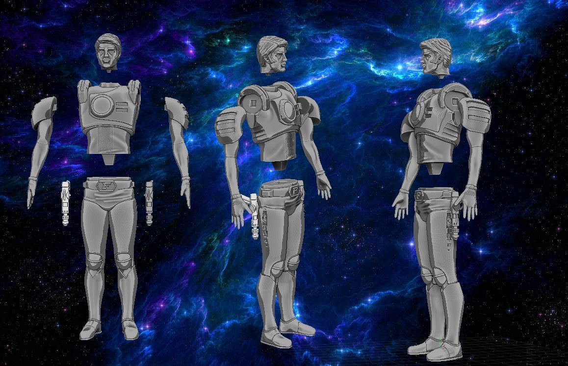 3D file CAPTAIN FUTURE FAN ART・3D print object to download・Cults